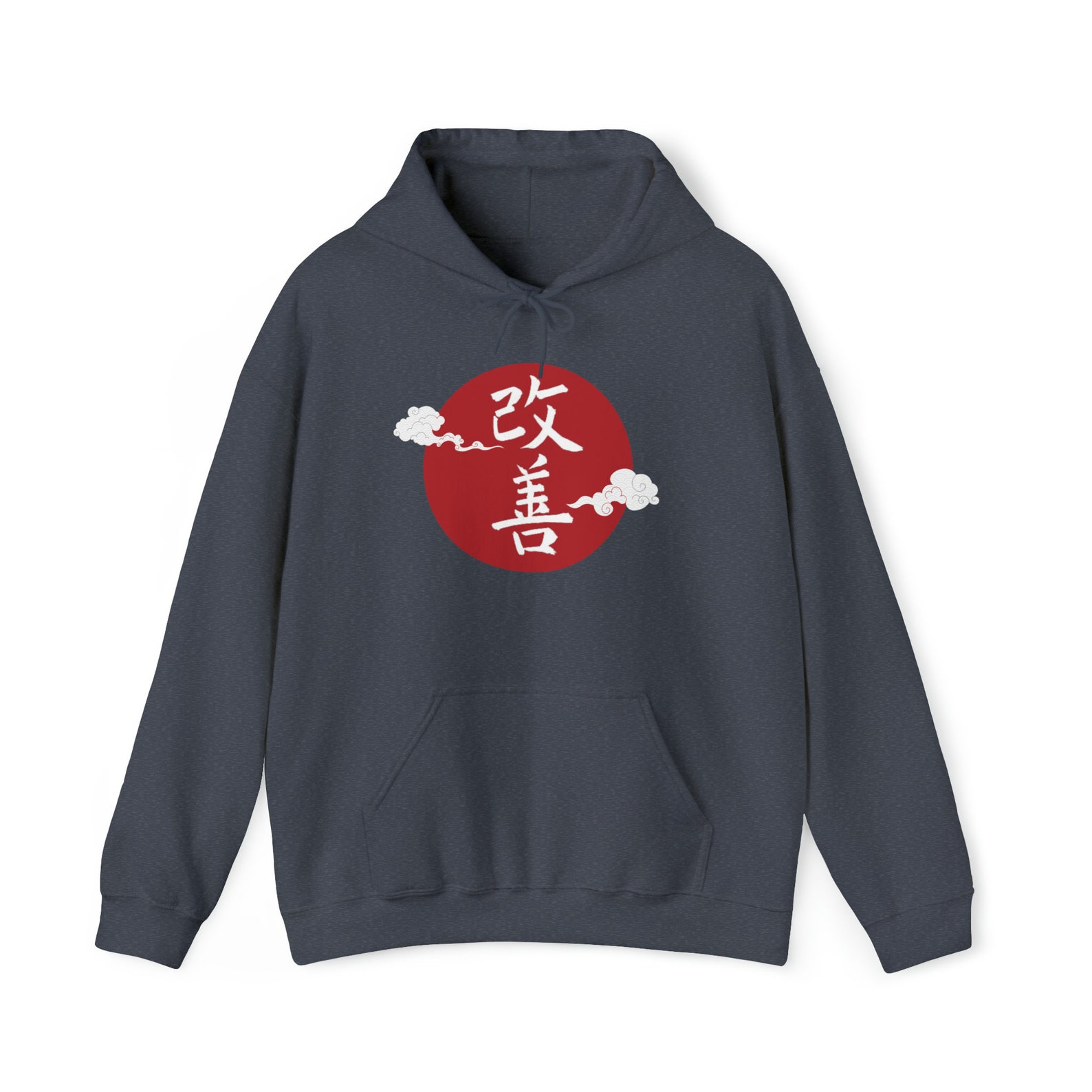 Gym Motivation Samurai Japanese Hoodie Kaizen Workout Hoodie Gym ...