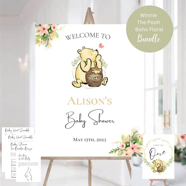 Winnie the Pooh Table Numbers - Etsy