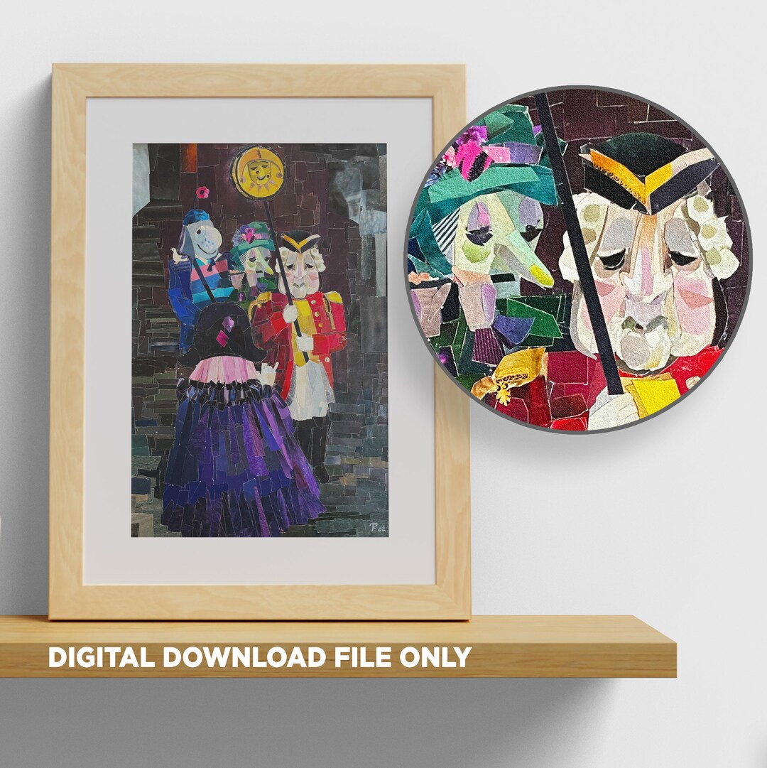 Collage, Digital File - Basler Fasnacht Stäggelanterne (swiss Carnival ...