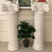 Tall White Corinthian Column Pedestal – Roman Pillar Stand for Statue ...