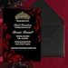 Birthday Invitation Template, Digital Vampire Invitation, Dinner Party ...