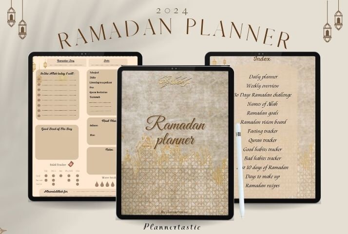 2024 Ramadan Planner, Digital Ramadan Planner, Printable Ramadan ...