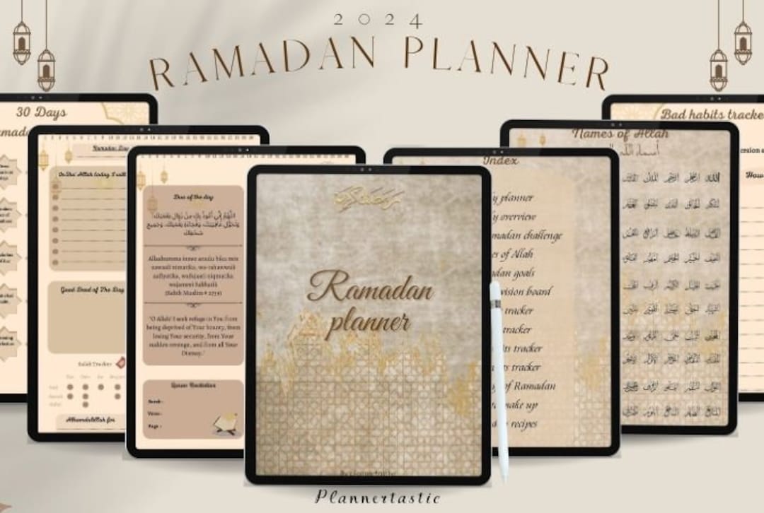 2024 Ramadan Planner, Digital Ramadan Planner, Printable Ramadan ...