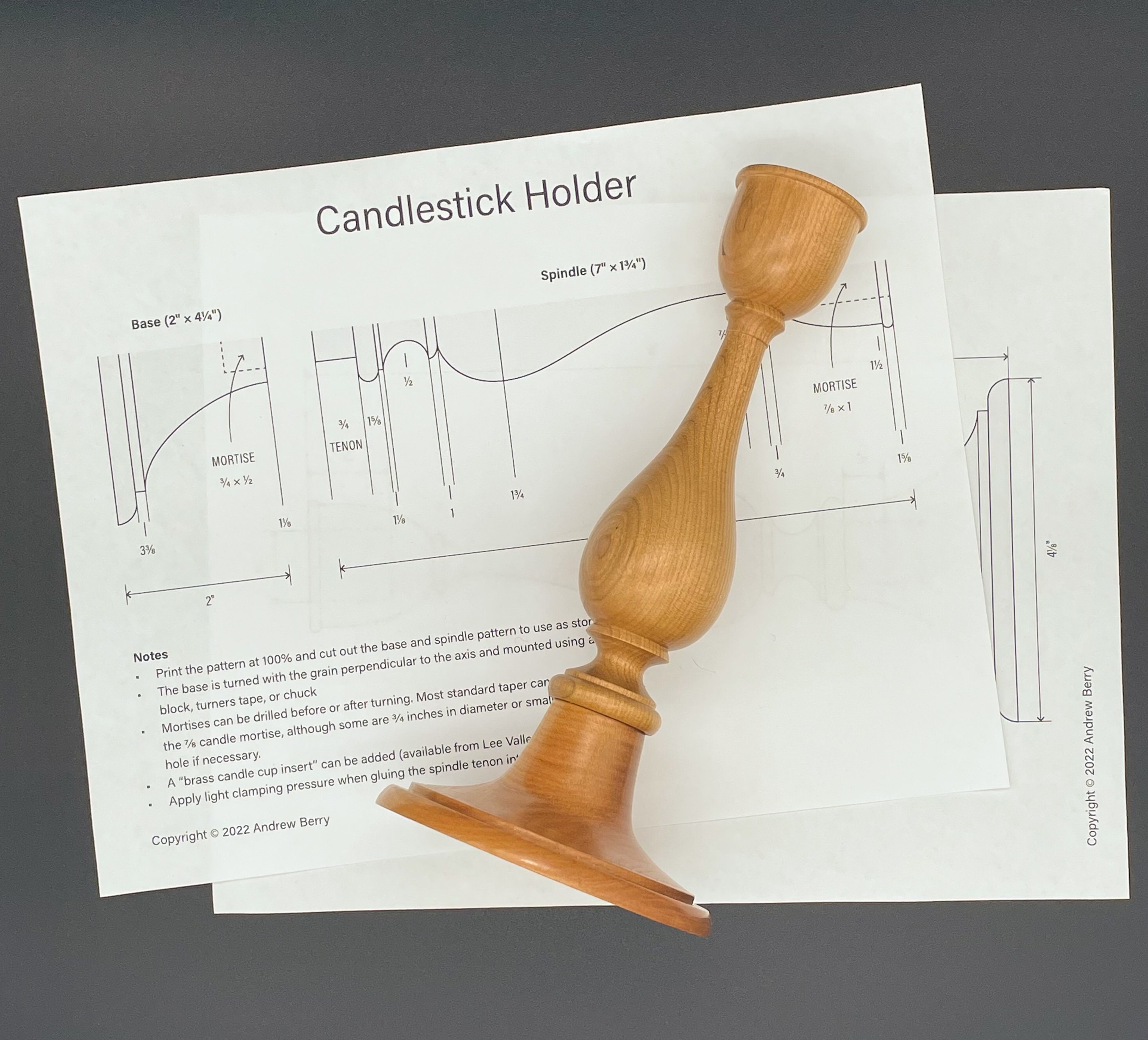 Candlestick Holder Turning Pattern - Etsy