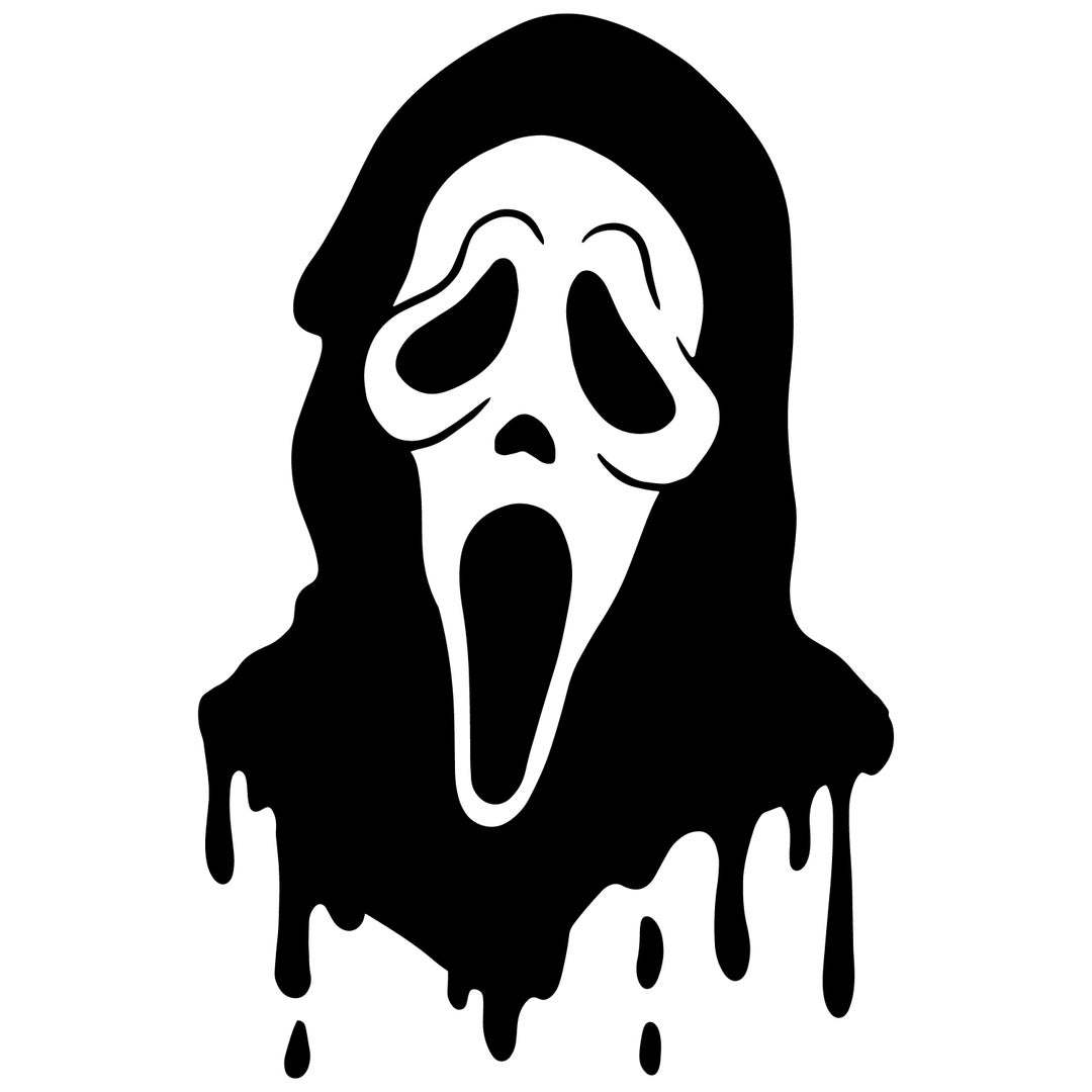 Ghost Face Png - Etsy UK
