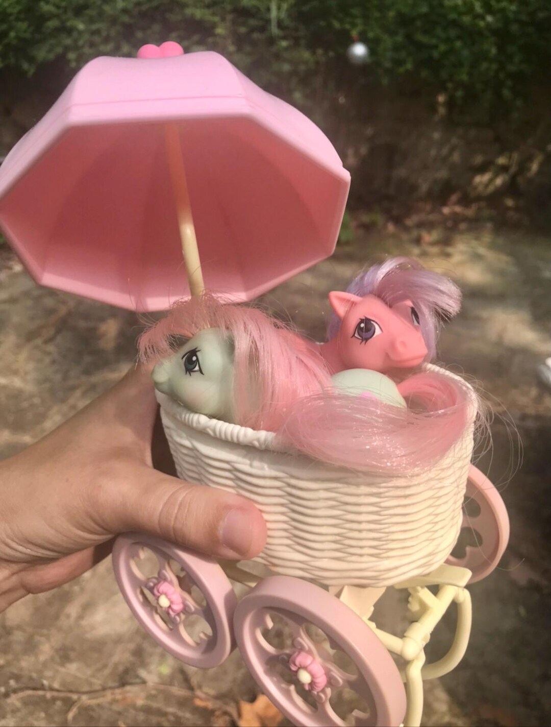 2nd Gen1 MLP Baby Carriage and Two Babies - Etsy