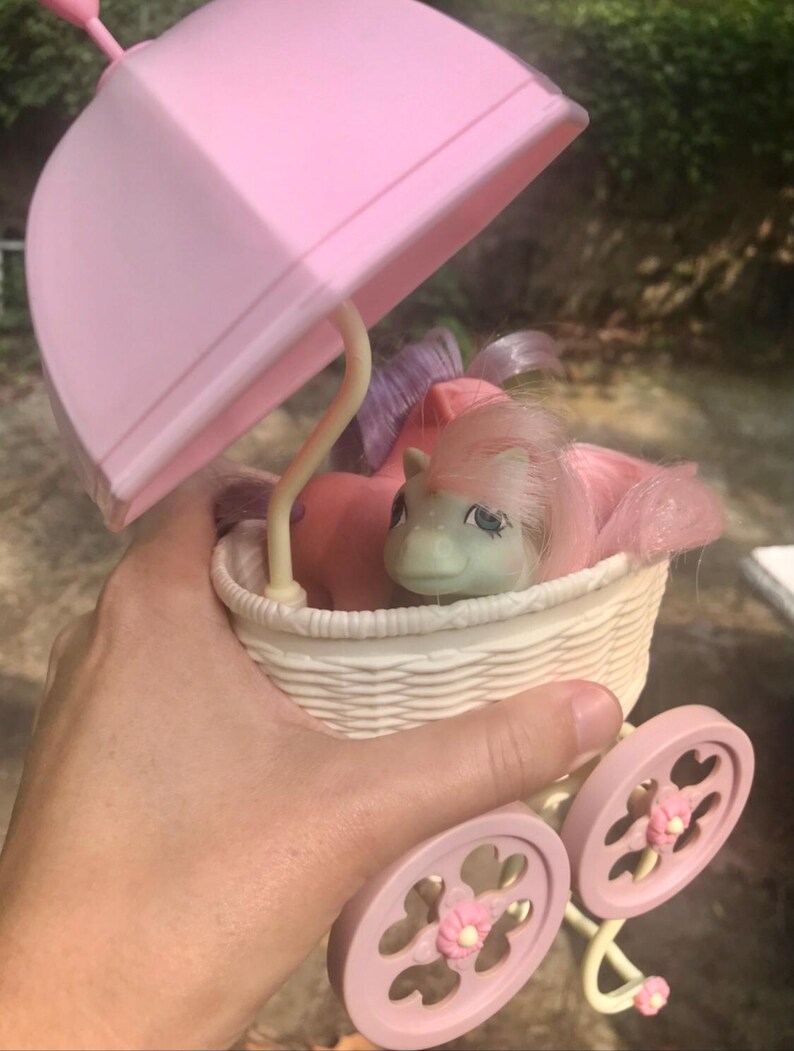 2nd Gen1 MLP Baby Carriage and Two Babies - Etsy