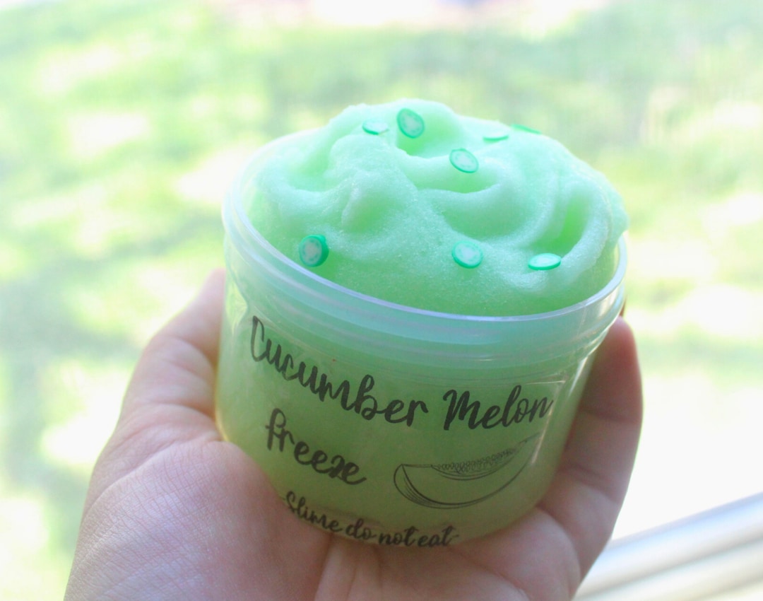 Cucumber Melon Icee Slime, Cucumber Melon Freeze, Cucumber Melon Slime, Icee Slime - Etsy