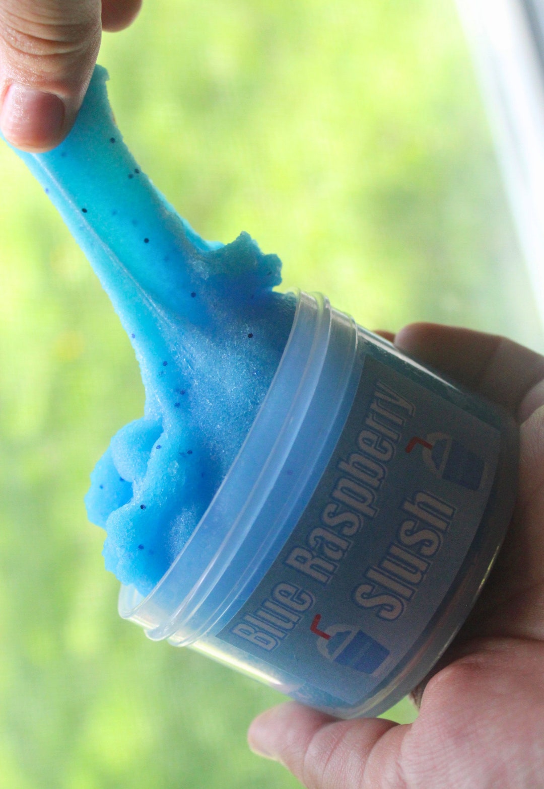 Blue Raspberry Slush Slime, Blue Raspberry Slime, Blue Slime, Icee ...