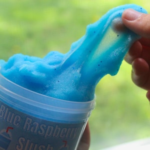 Blue Raspberry Slush Slime, Blue Raspberry Slime, Blue Slime, Icee ...