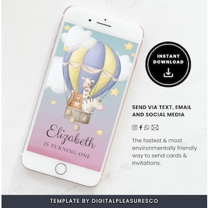 Animated Childrens Birthday Invitation Video Party Evite Animation Kids ...