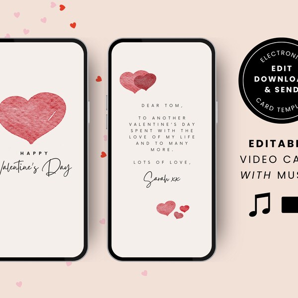 Cute Valentine Card - Etsy