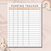 Pumping Log, Breastfeeding Tracker | INSTANT DIGITAL DOWNLOAD | New Mom ...