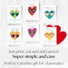 Kids Valentines Card Printable, Classroom Valentine Heart Sunglasses ...