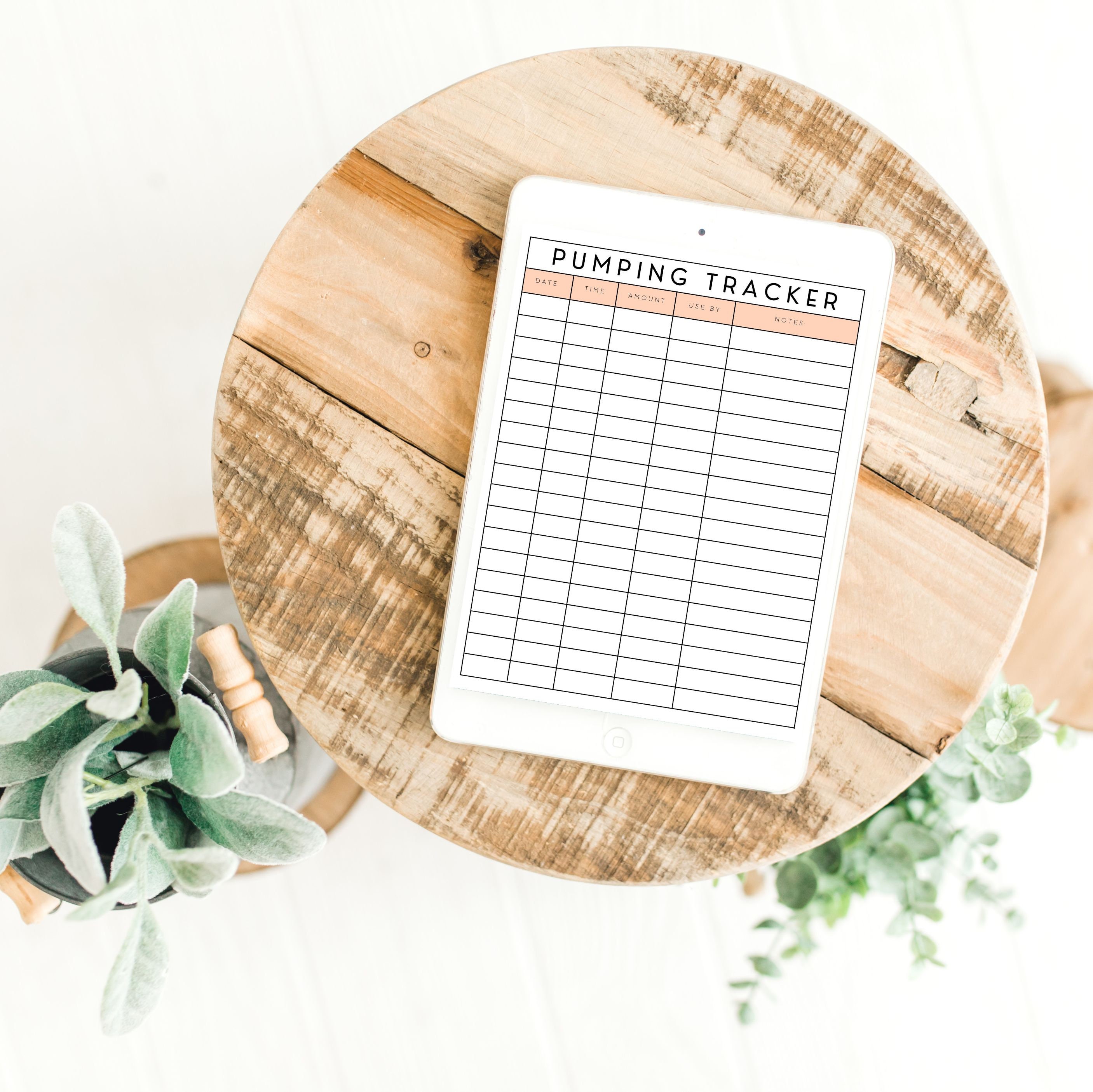 Pumping Log, Breastfeeding Tracker | INSTANT DIGITAL DOWNLOAD | New Mom ...