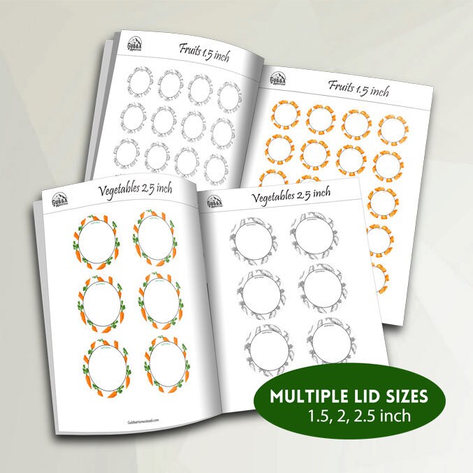 Printable Food Storage Labels: Jar, Lid, Freezer, & Bag Labels ...