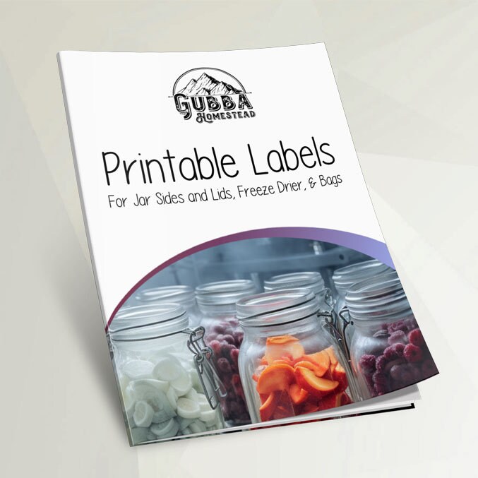 Printable Food Storage Labels: Jar, Lid, Freezer, & Bag Labels ...
