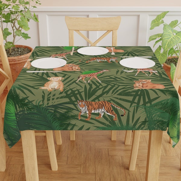 Animal Tablecloth - Etsy