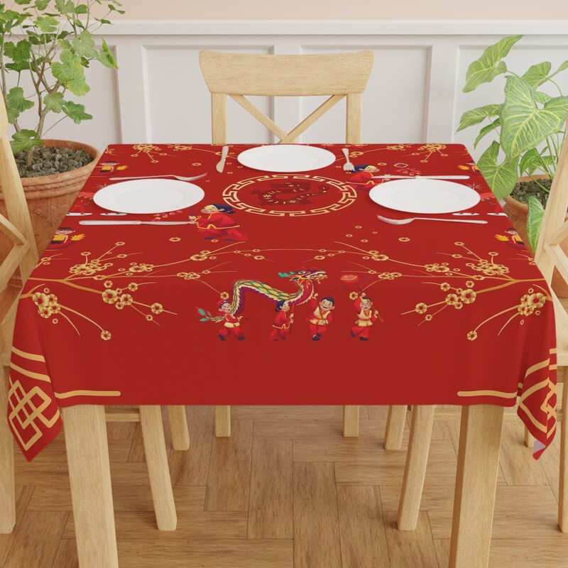 Chinoiserie Tablecloth - Etsy