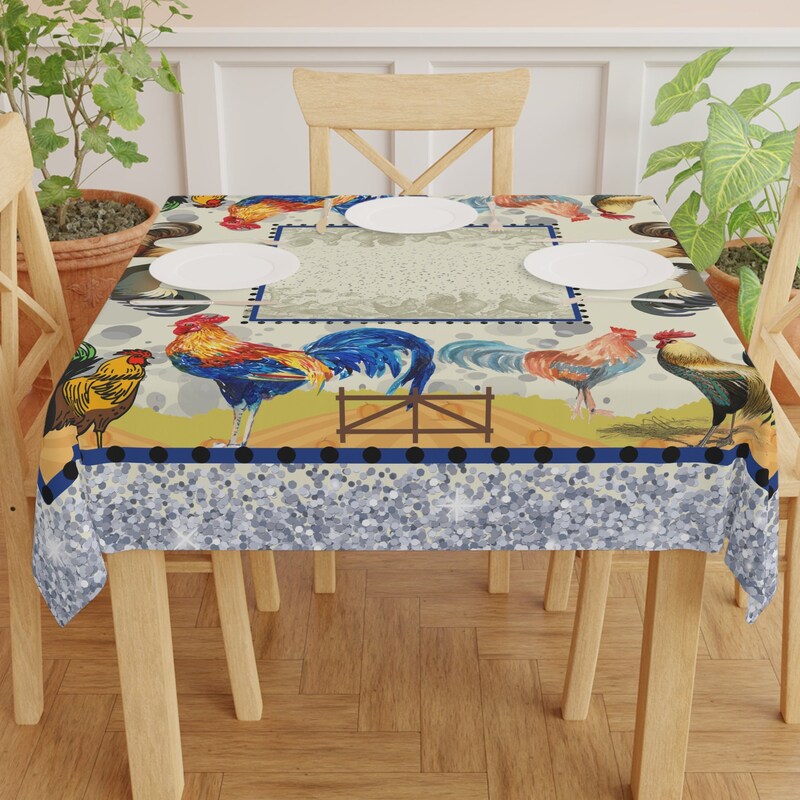 Rooster Table Runner - Etsy