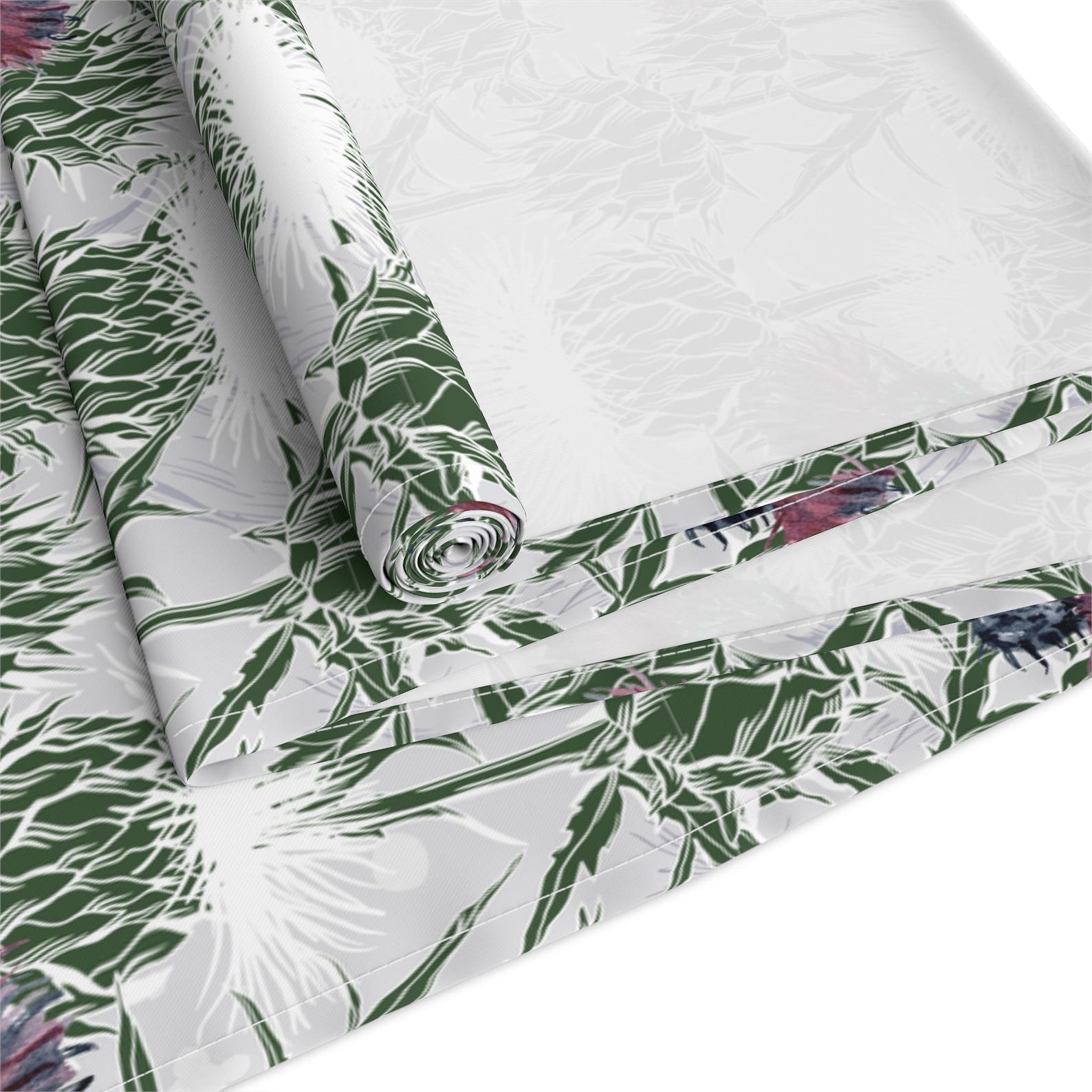 Scottish Thistle Table Runner Wildflower Table Decor Thistle Home ...