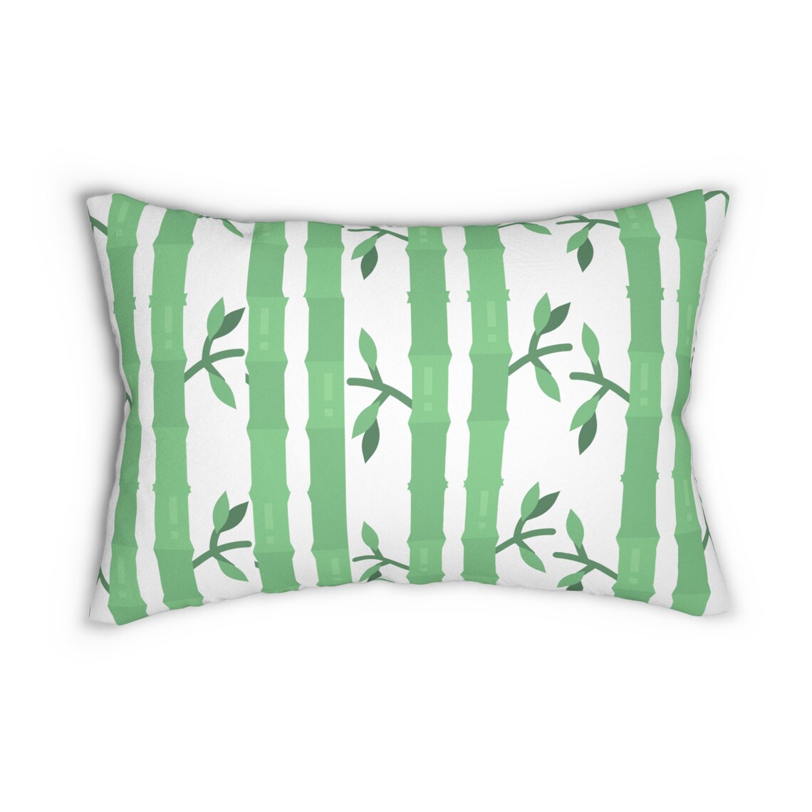 Bamboo Lumbar Pillow Chinoiserie Bamboo Throw Pillow Bamboo Abstract ...
