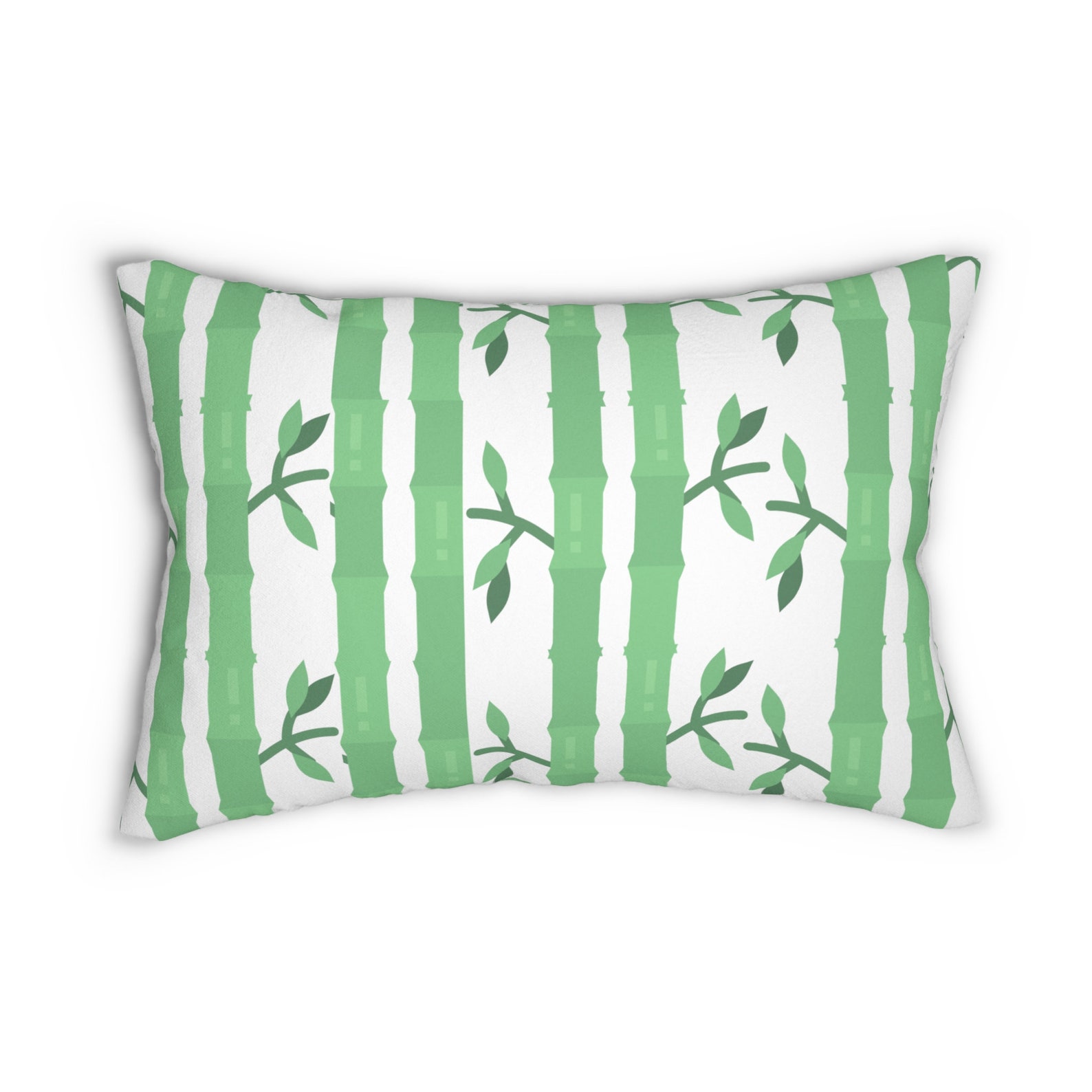 Bamboo Lumbar Pillow Chinoiserie Bamboo Throw Pillow Bamboo Abstract ...