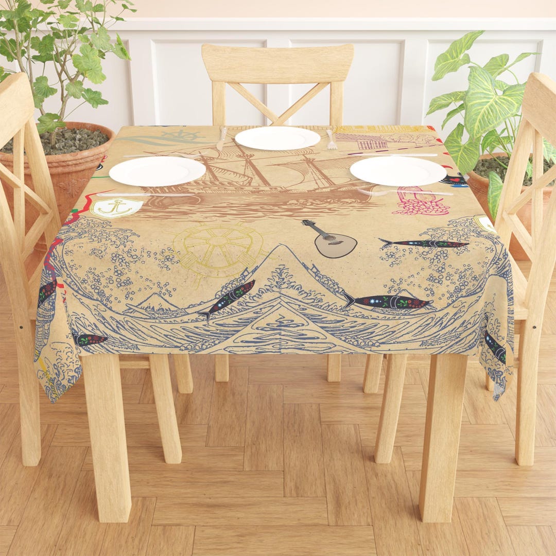 Portuguese Cultural Country Tablecloth Traditional Portuguese Table ...