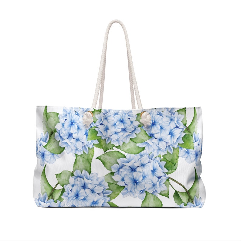 Hydrangea Weekender Bag Hydrangea Beach Tote Bag Hydrangea Floral ...