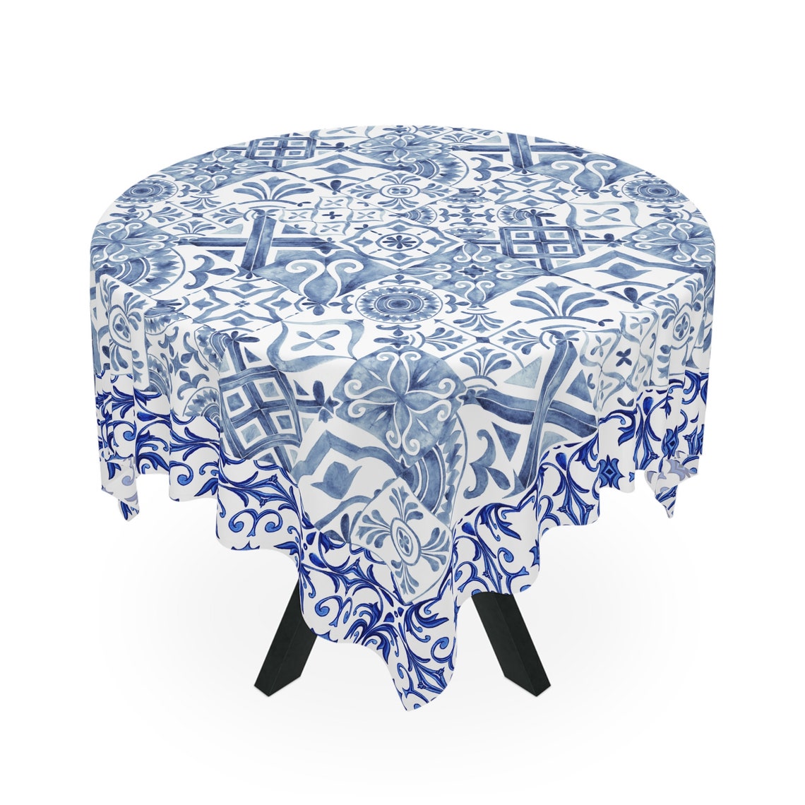 Portuguese Blue and White Tablecloth Traditional Portugal Table Cloth ...