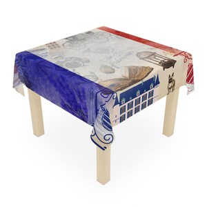 French Flag Tablecloth French Country Tradition Styled Table Cloth ...