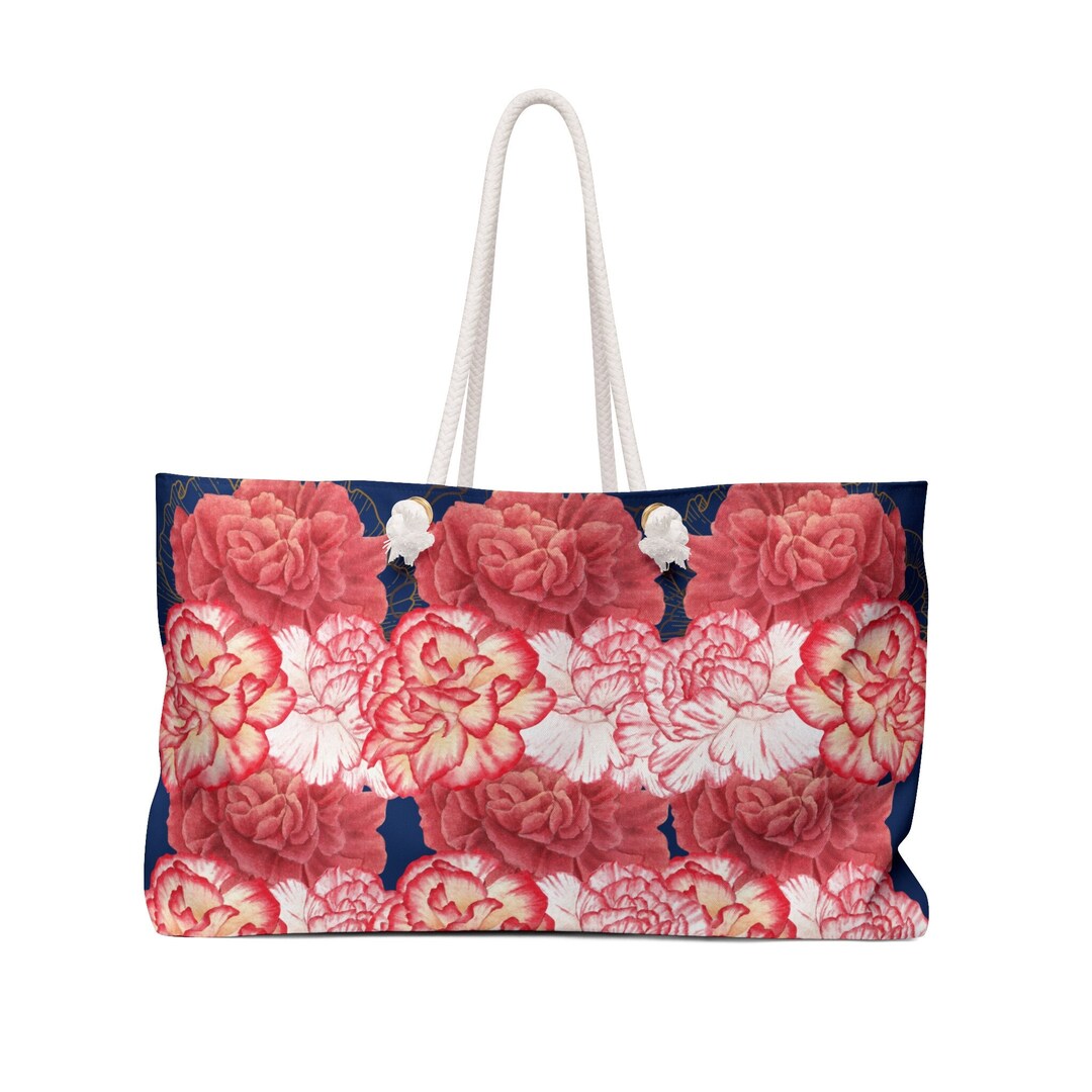 Carnation Weekender Bag Carnation January Birth Flower Gift Carnation ...