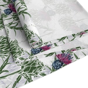 Scottish Thistle Table Runner Wildflower Table Decor Thistle Home ...