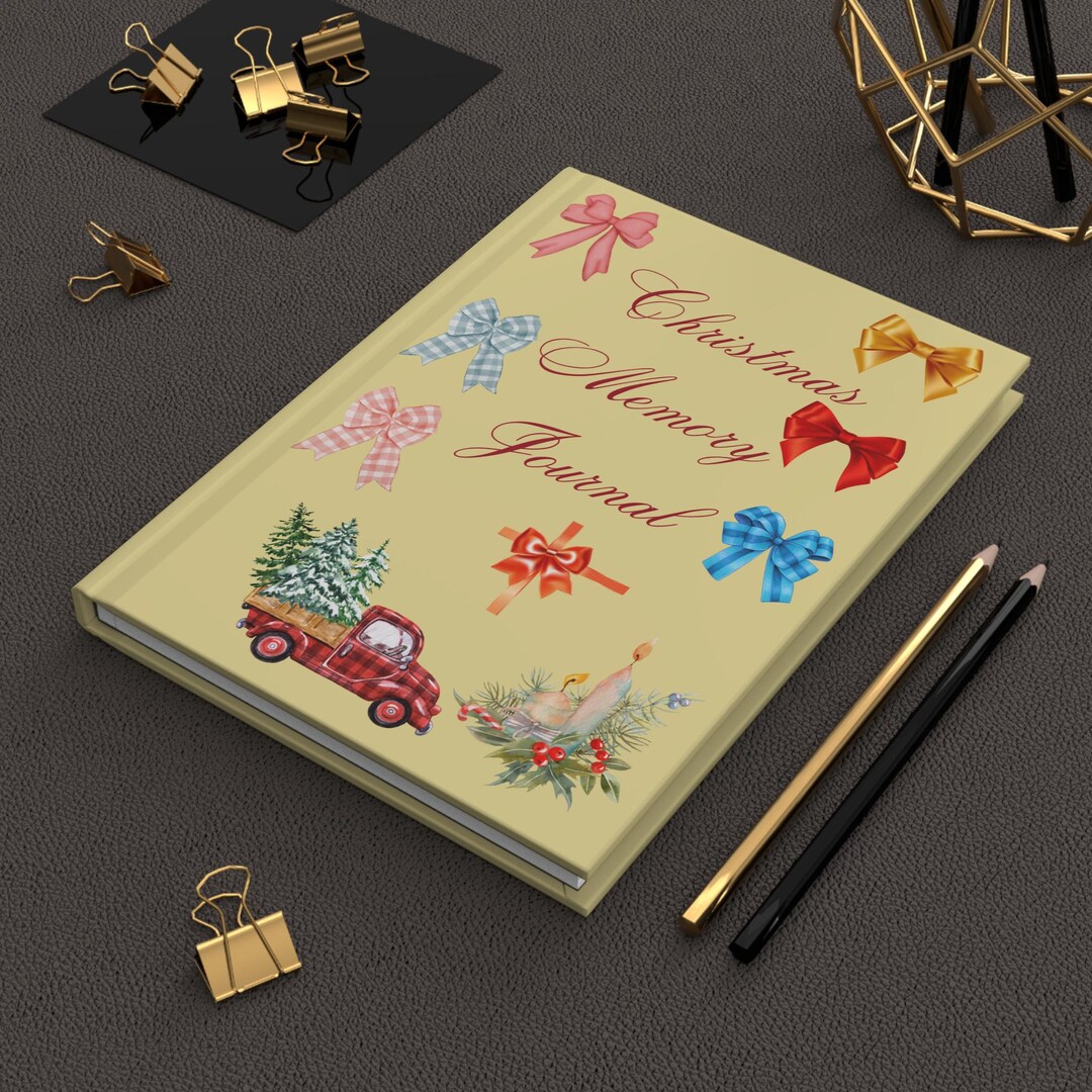Christmas Memory Journal Christmas Keepsake Book Xmas Eve Book Our ...