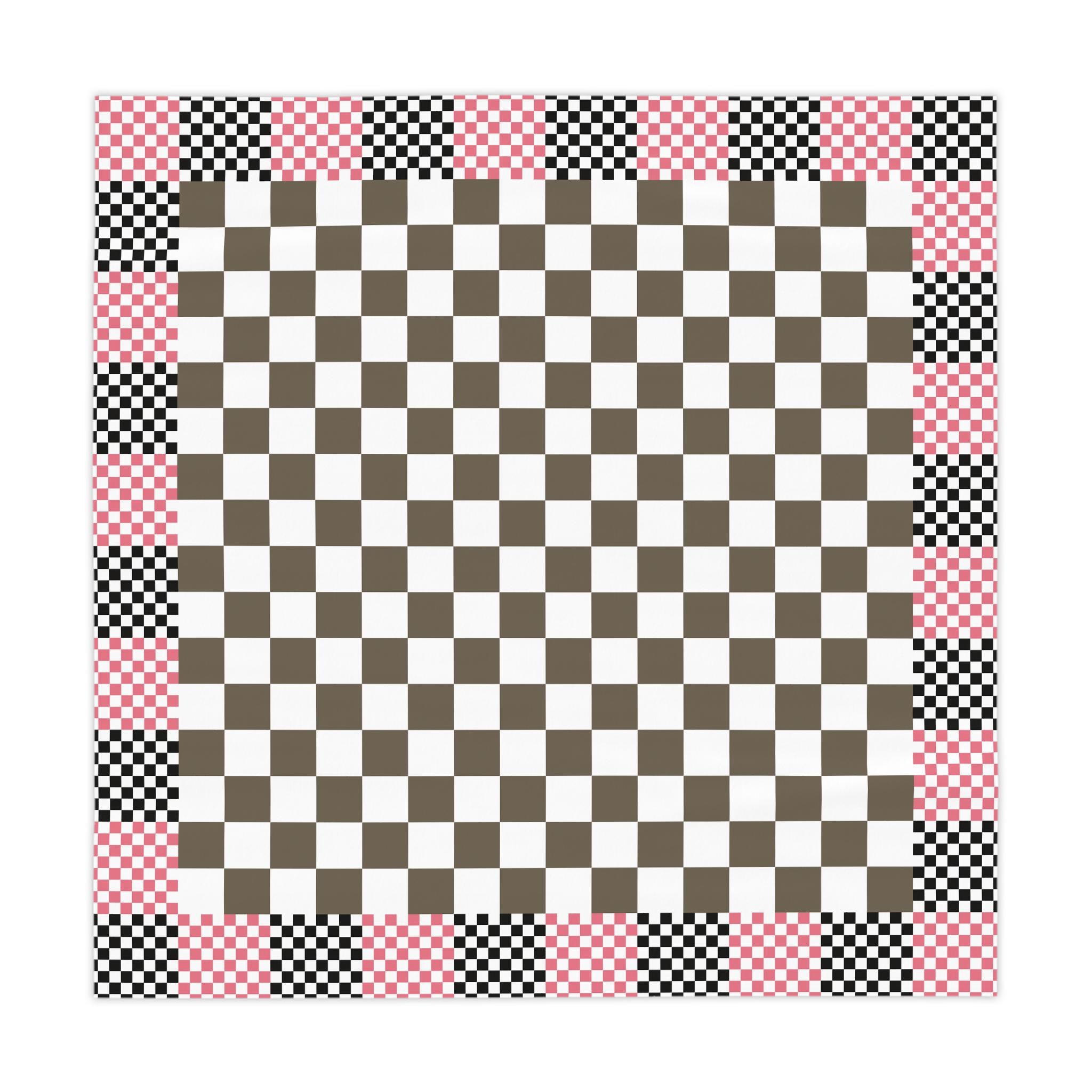 Gray and White Check Tablecloth Harlequin Tablecloth Pink and Black ...