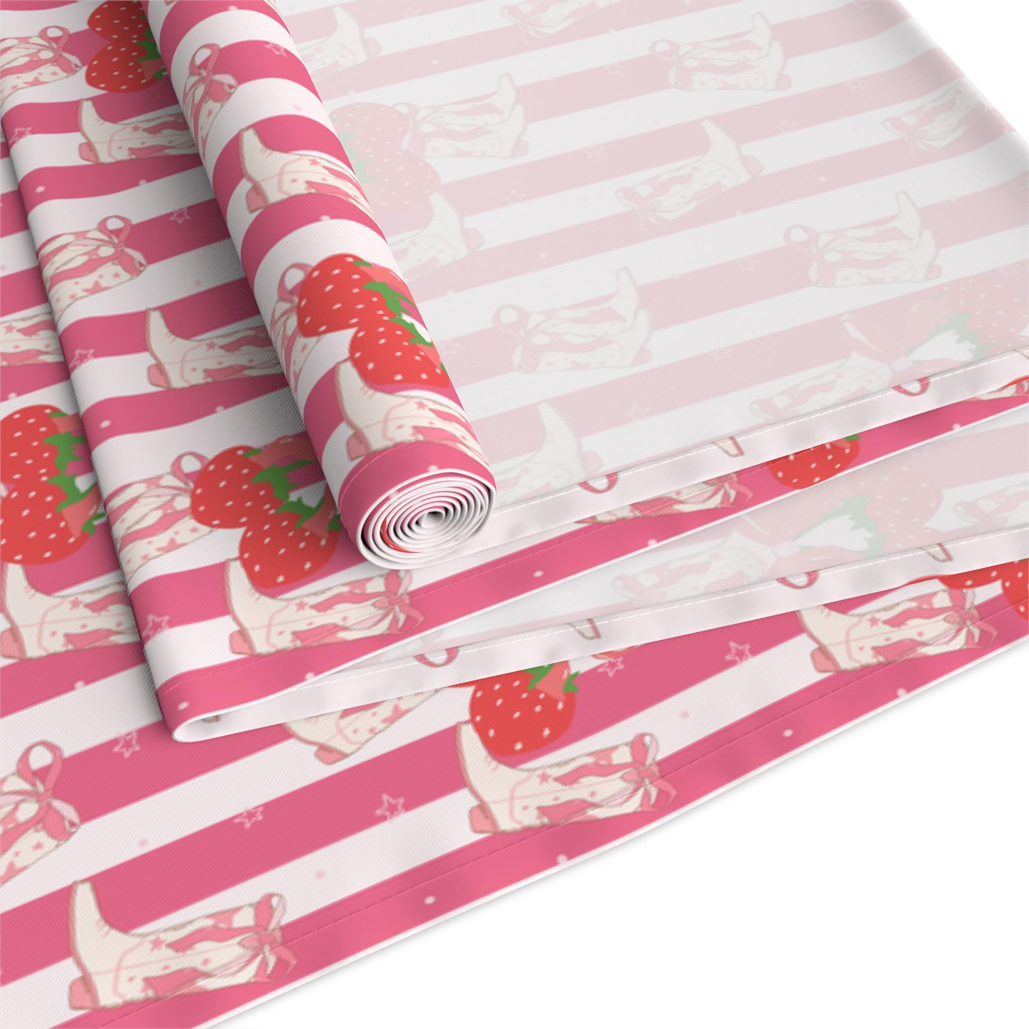 Coquette Cowgirl Table Runner Pink Coquette Aesthetic Table Decor Girls ...