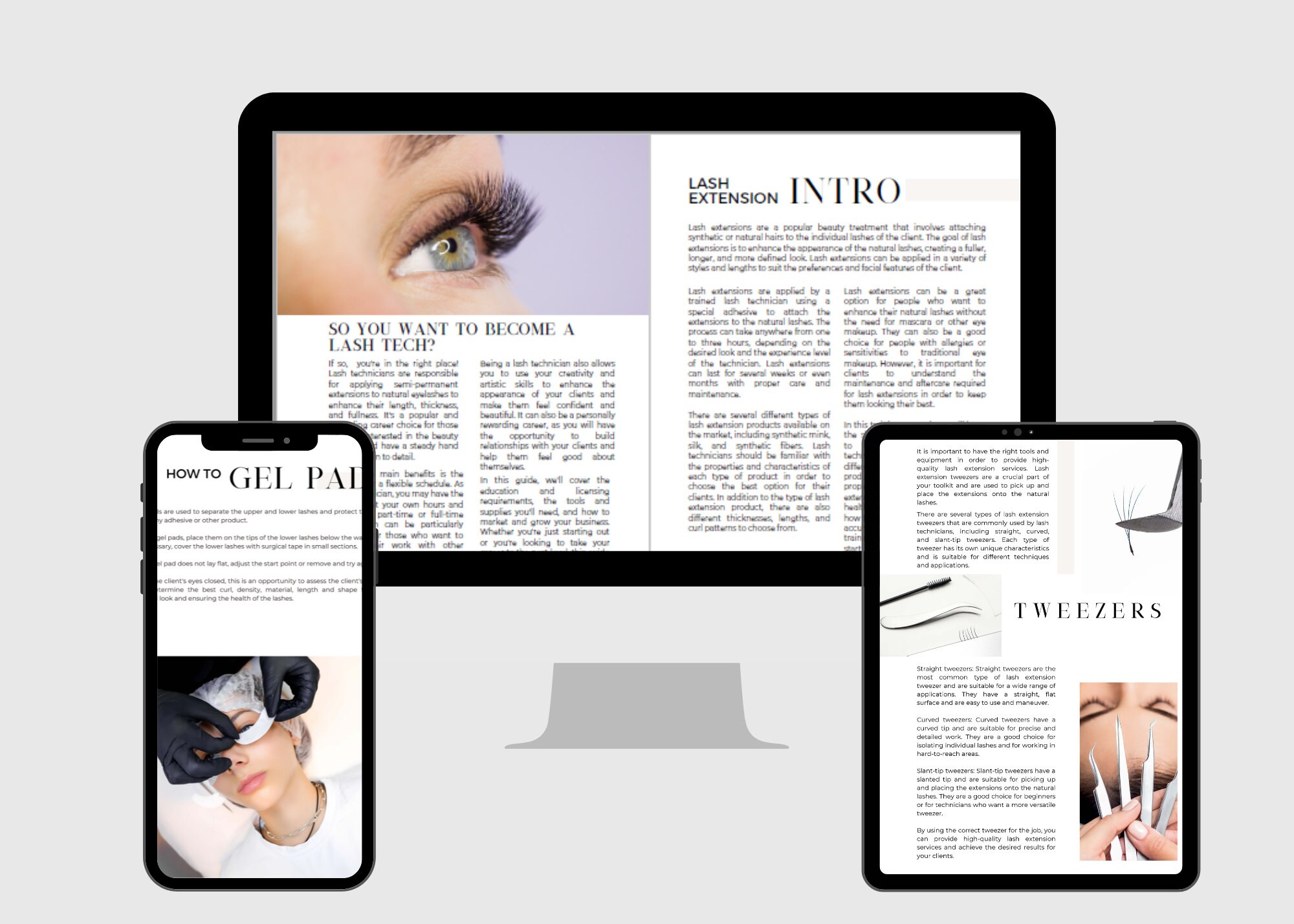 Beginner Lash Extension Manual [2023] 80 PAGES Lash Extensions Ebook ...