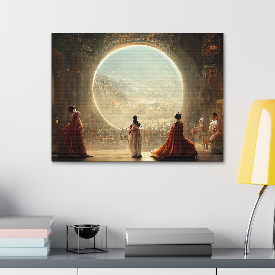 Theatre Dopera Spatial Canvas Art Print - Etsy