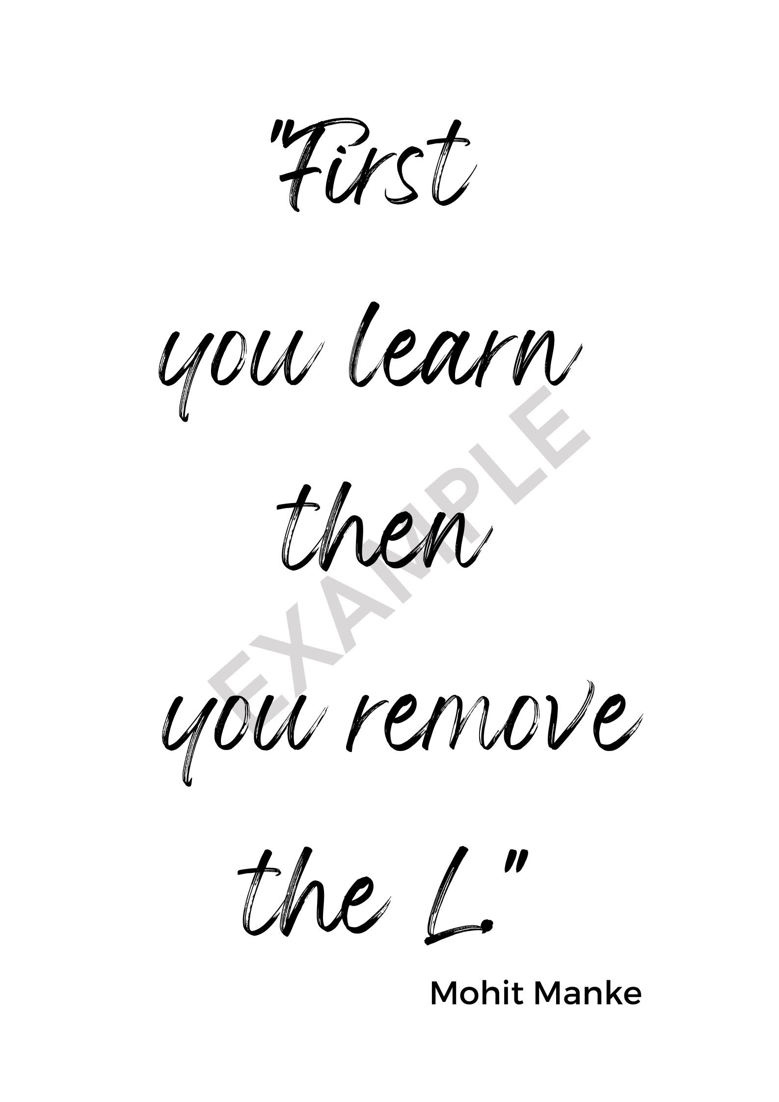 Motivation Quote Printable Daily Motivation Sentence Digital - Etsy