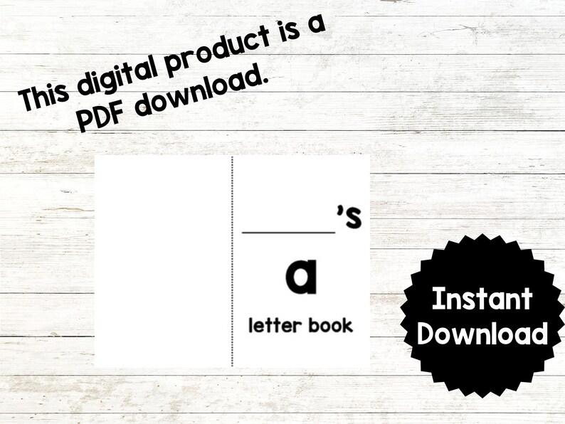 Printable Alphabet Letter Books for Preschool | ABC Booklet | Preschool ...