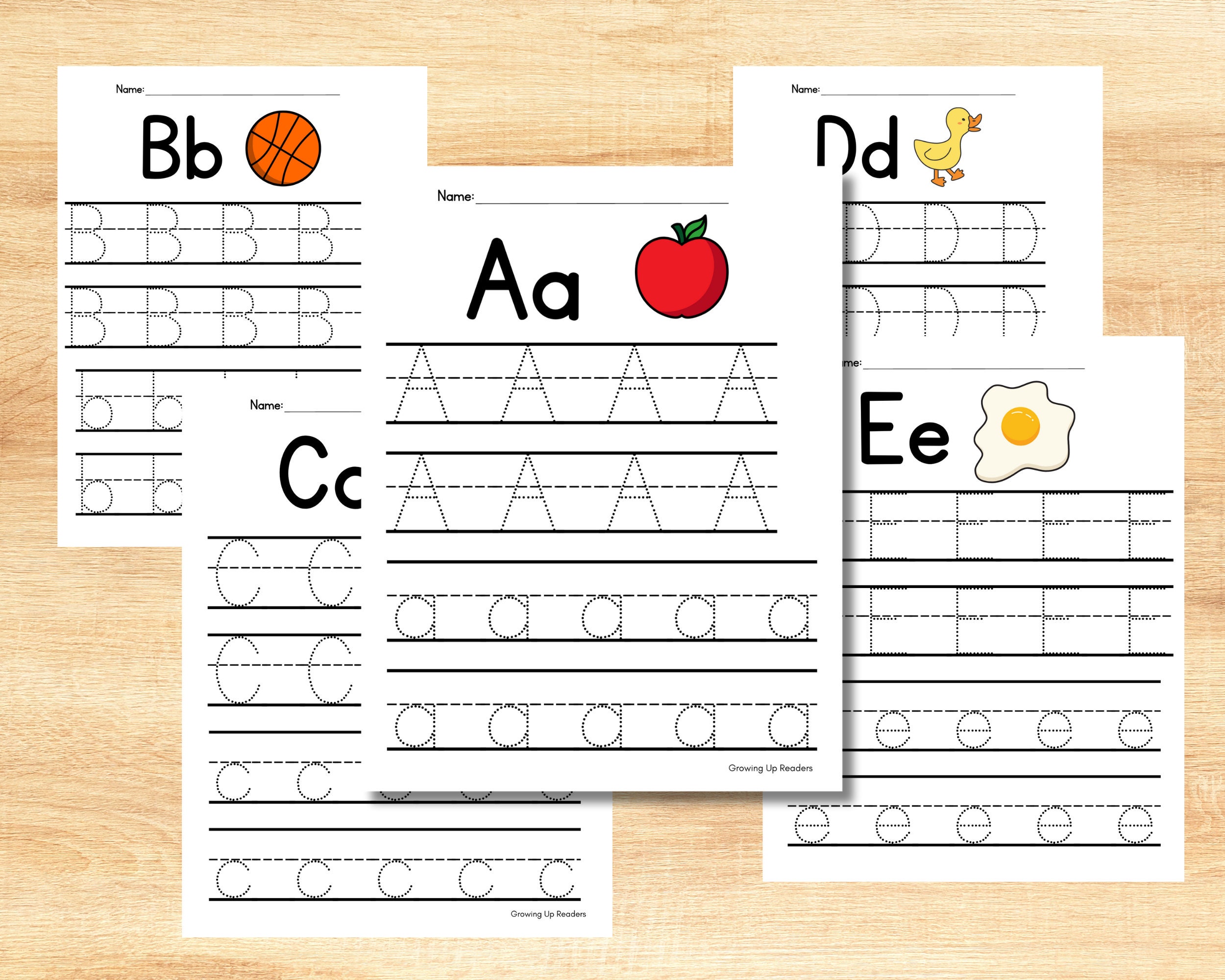 Preschool Alphabet Tracing Worksheets ABC Tracing Worksheets A to Z ...