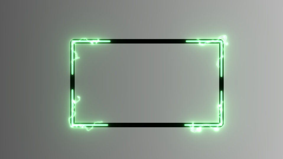 Electric Camera Overlay, Twitch Overlay, Streaming Overlay, Electric ...