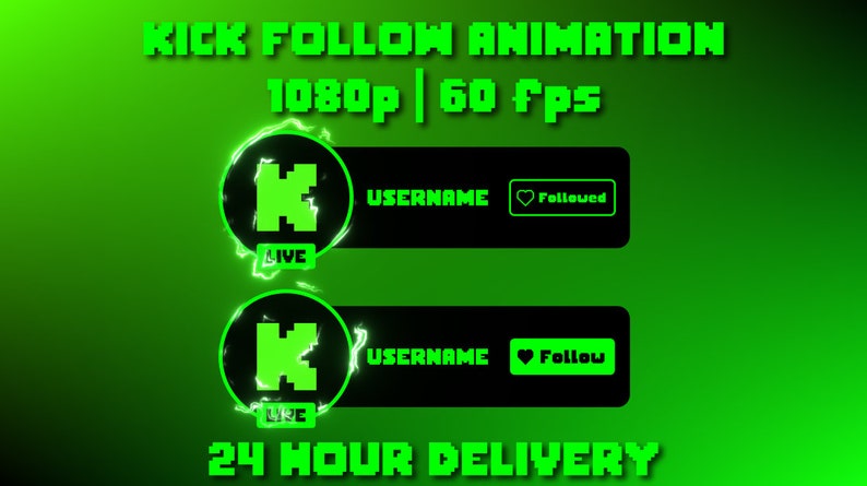 Electric Kick Animation Overlay, Custom Lightning Kick Effect, Digital ...