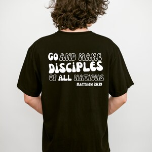 Go & Make Disciples T-shirt, Christian Shirt, Religious Apparel, Faith ...