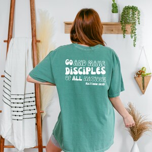 Go & Make Disciples T-shirt, Christian Shirt, Religious Apparel, Faith ...
