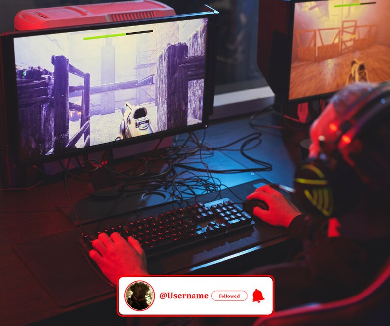Twitch Animated Social Media Pop-ups, Lower Thirds & Overlays for ...