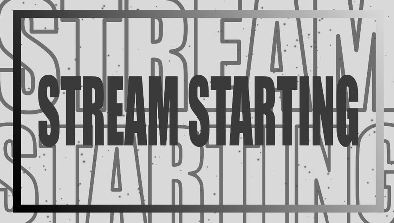 Twitch Overlay Stream Pack, Black & White Animated Stream Pack, Twitch ...