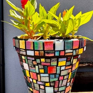 Multi-color Terra Cotta Planter Pot - Etsy