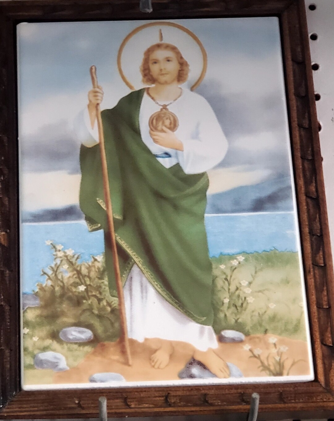 St Jude of Thaddeus Picture Frame Art Wall Decor; San Judas Tadeo ...