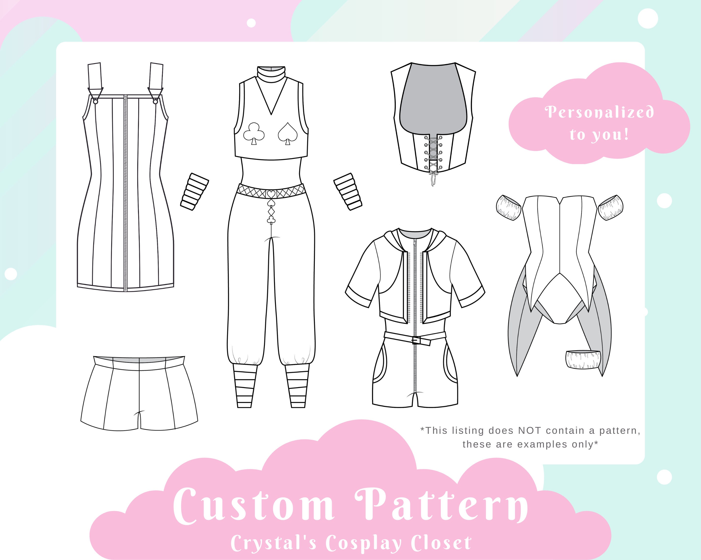 Custom Pattern // Personalized Design and Size // Any Print Size - Etsy